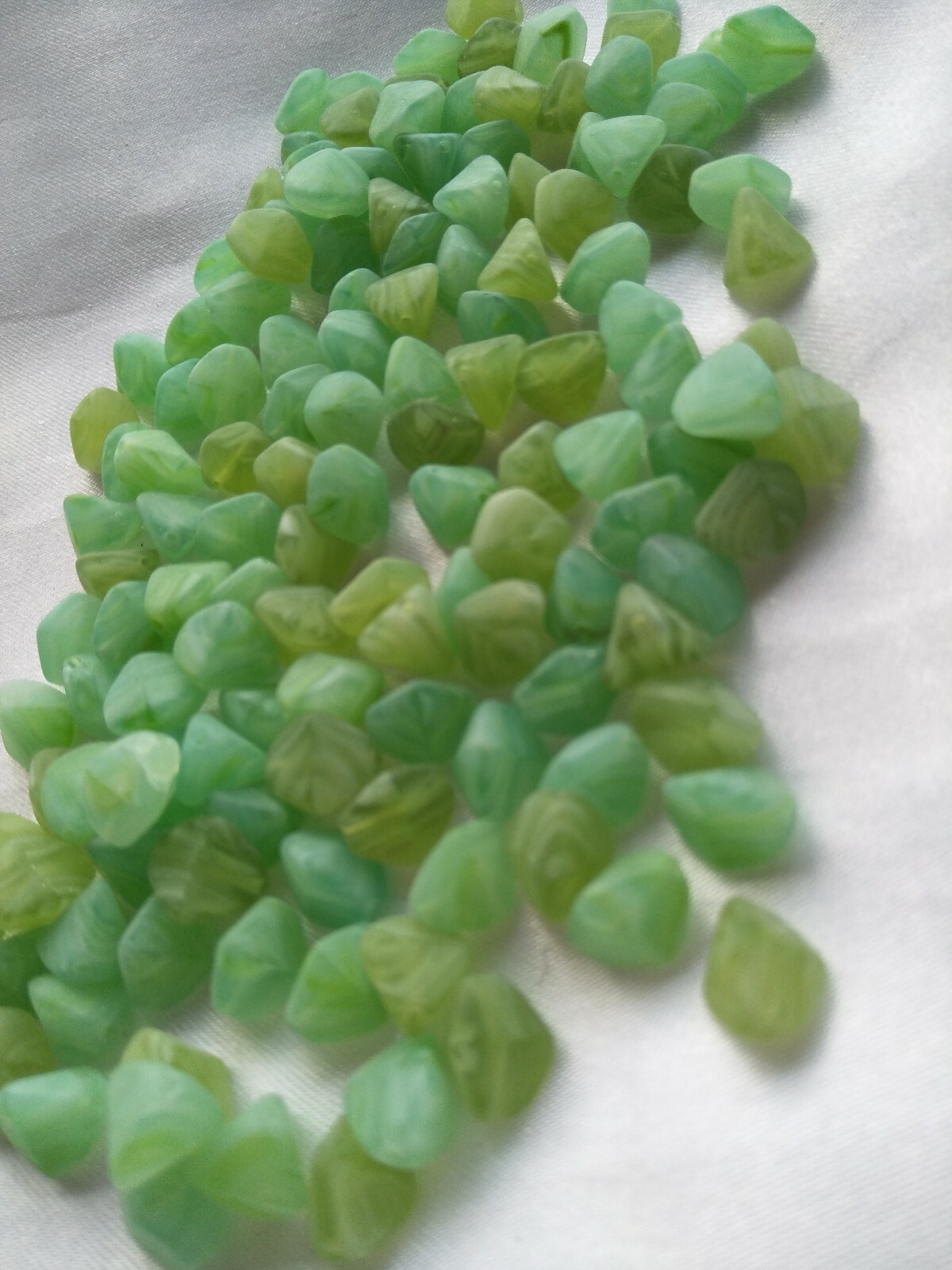 50g green-aqua Czech glass chip Beads 6mm (jb4050) | eBay