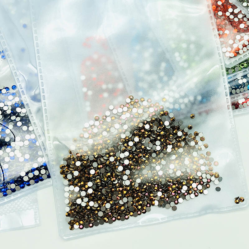 1440pcs 2mm Crystal Nail Art Rhinestones Flatback Glitter Gems Nails ...