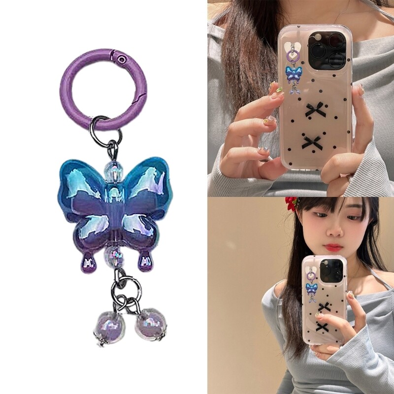 Resin Butterfly Pendant Keychain Accessory Hangings Decoration | eBay