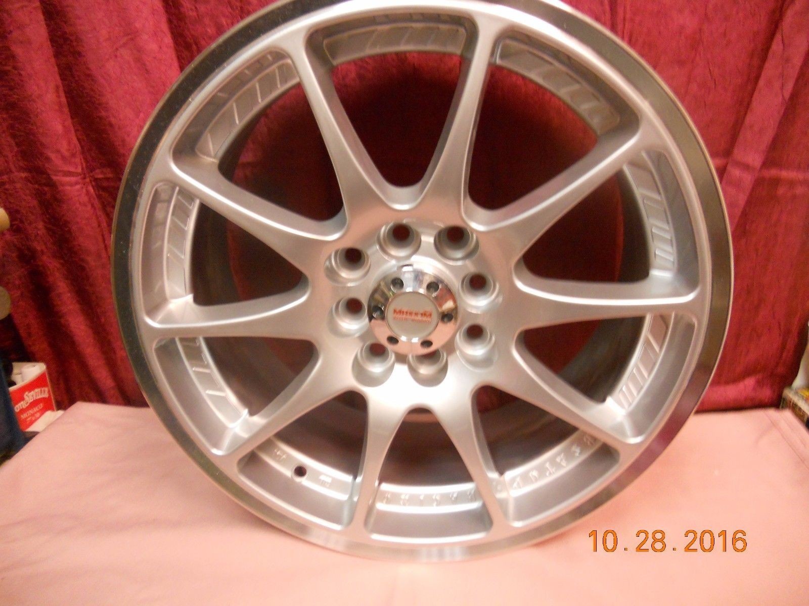 Maxxim silver wheel (C876D0440S)#178 measures 16x7(+40mm)x100/4.50 | eBay