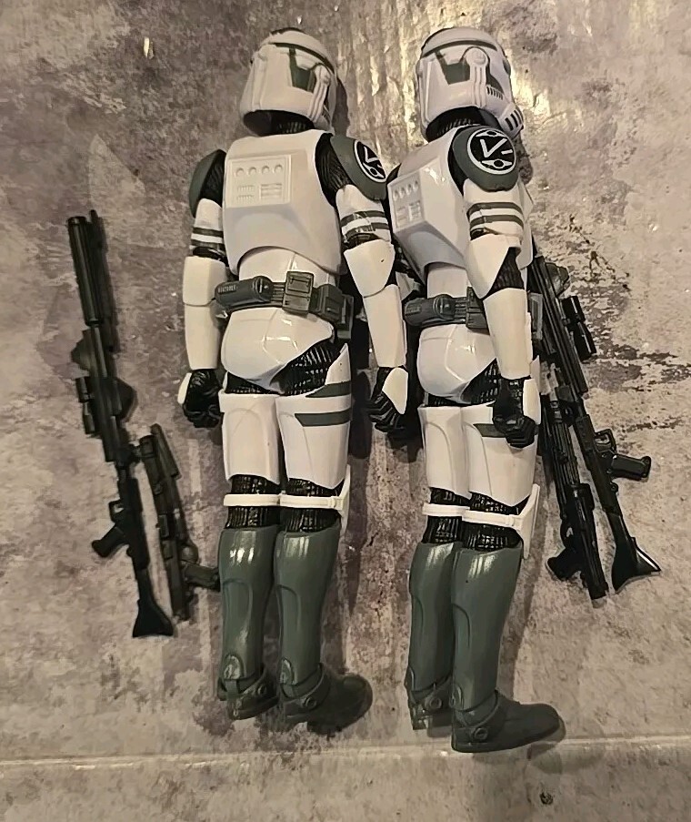 Star Wars The Black Series Kamino Clone Trooper TCW Loose Complete 6 ...