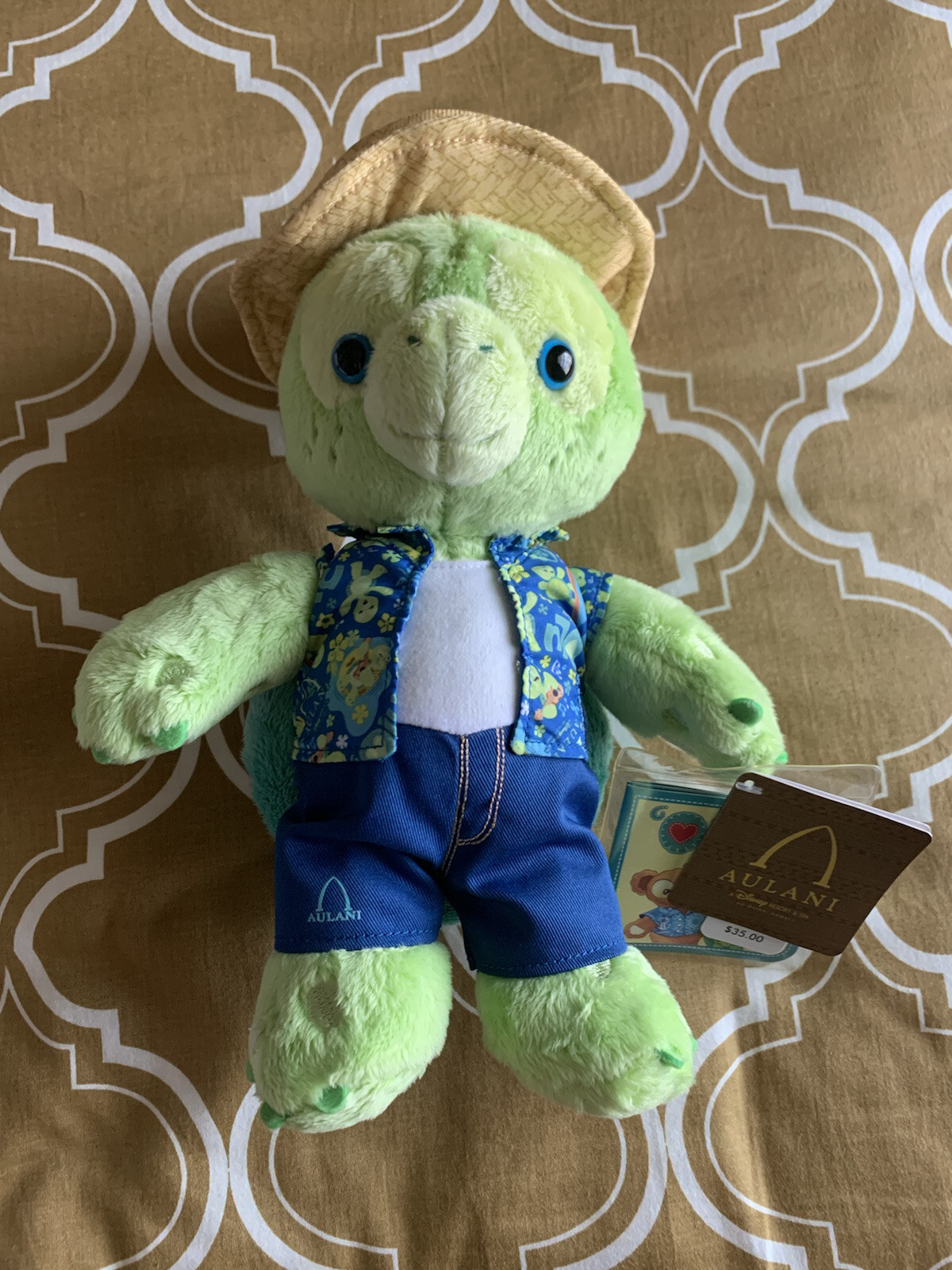 Disney Friend of Duffy Aulani Hawaii Aloha Olu The Sea Turtle Soft ...