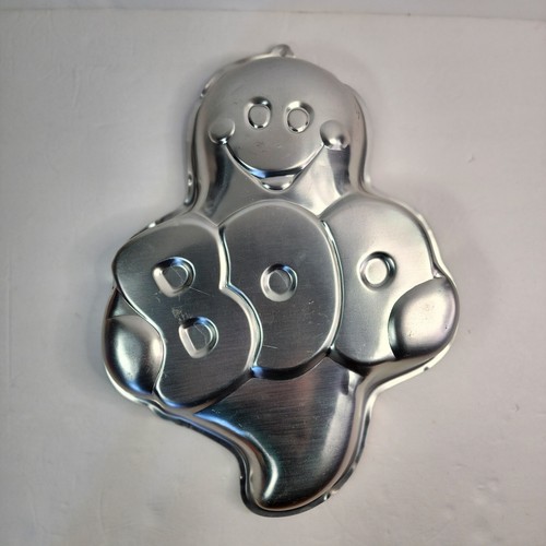 Wilton 1988 Happy Ghost Boo Cake Baking Pan Mold 2105-1031 Halloween ...
