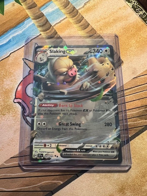 Slaking ex - 147/191 - Ultra Rare - Surging Sparks - Pokemon Card - NM ...