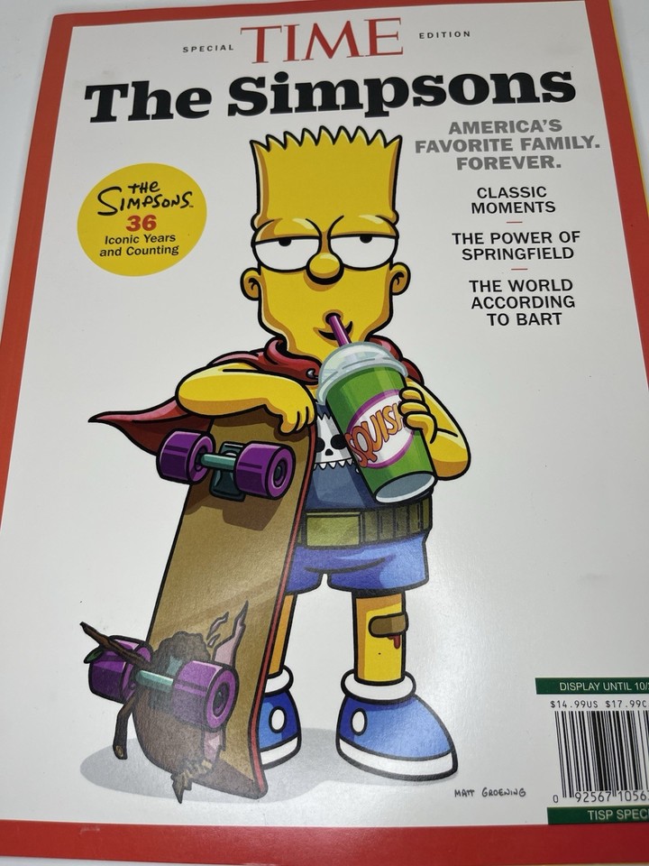 The Simpsons Time Magazine Special Edition 2025 Homer & Bart | eBay