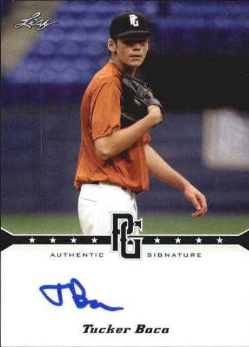 2013 Leaf Perfect Game Autographs #TB2 Tucker Baca | eBay