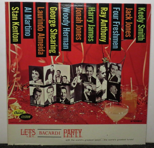 LET'S BACARDI PARTY KEELY SMITH HARRY JAMES RAY ANTHONY (VG+) LP VINYL ...