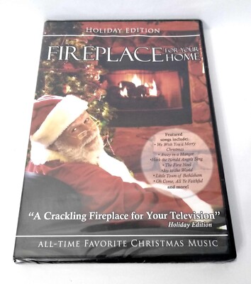 Crackling Fireplace DVD: Fireplace for Your Home - Holiday Edition New ...