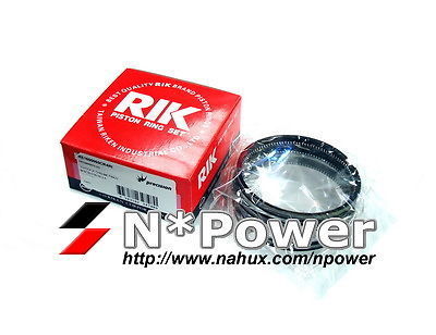 RIKEN PISTON RING CHROME 040+ MITSUBISHI 4M40 TURBO PAJERO TRITON FUSO ...