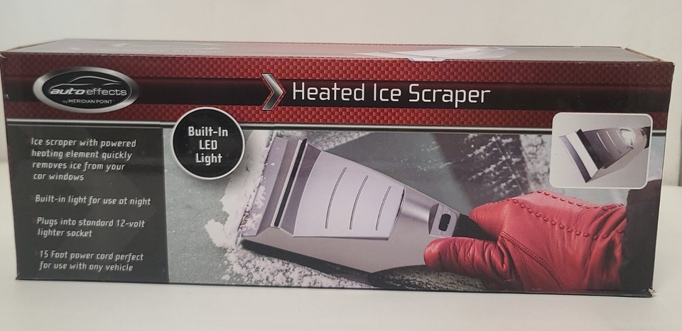 Heated Ice Scraper Car Window Heating Element with LED Night Light Auto ...