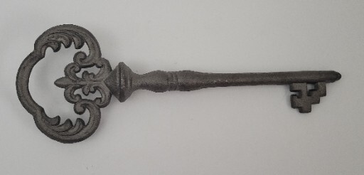 Decorative Metal Key About 10" Long | eBay