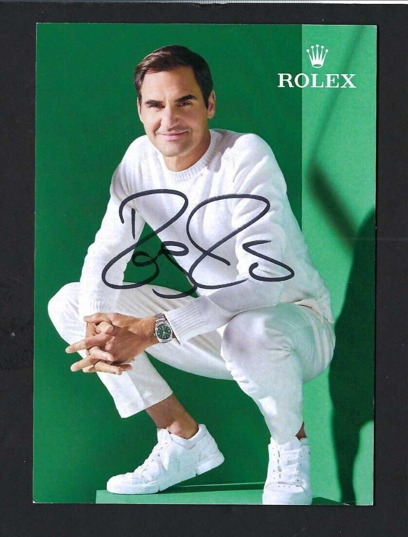 Roger Federer Autographed Memorabilia | Signed Photo, Jersey ...