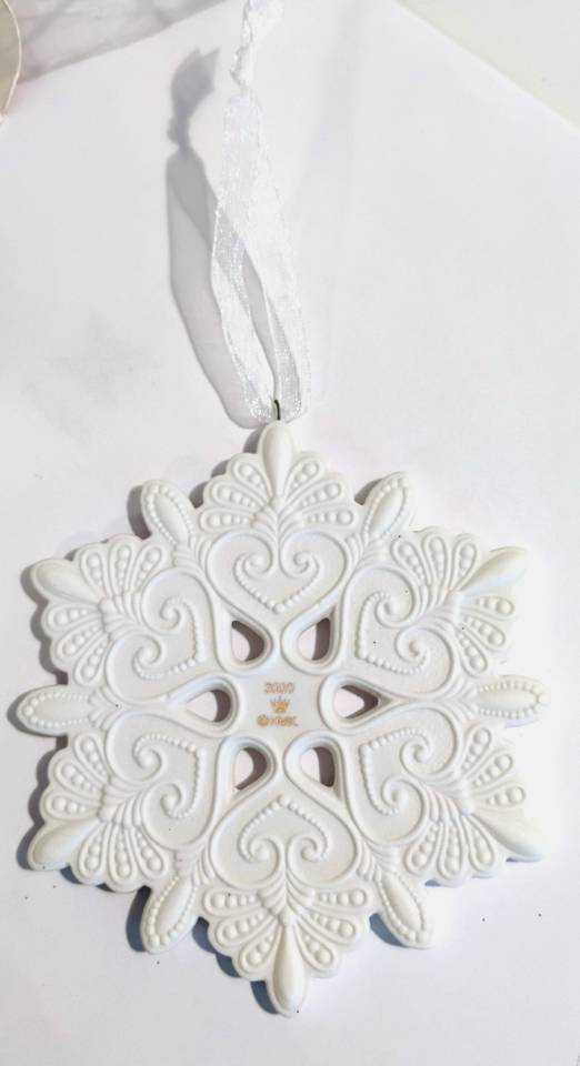 HALLMARK SNOWFLAKE PORCELAIN 2020 KEEPSAKE COLLECTIBLE W/BOX (Q) | eBay