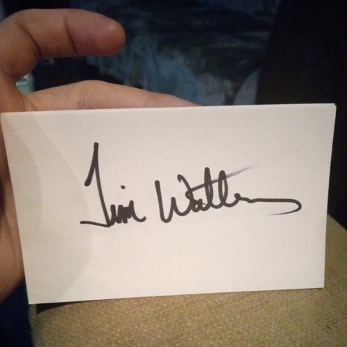 Jim Watt Signed 3x5 Index Card St Louis Blues Hockey | eBay