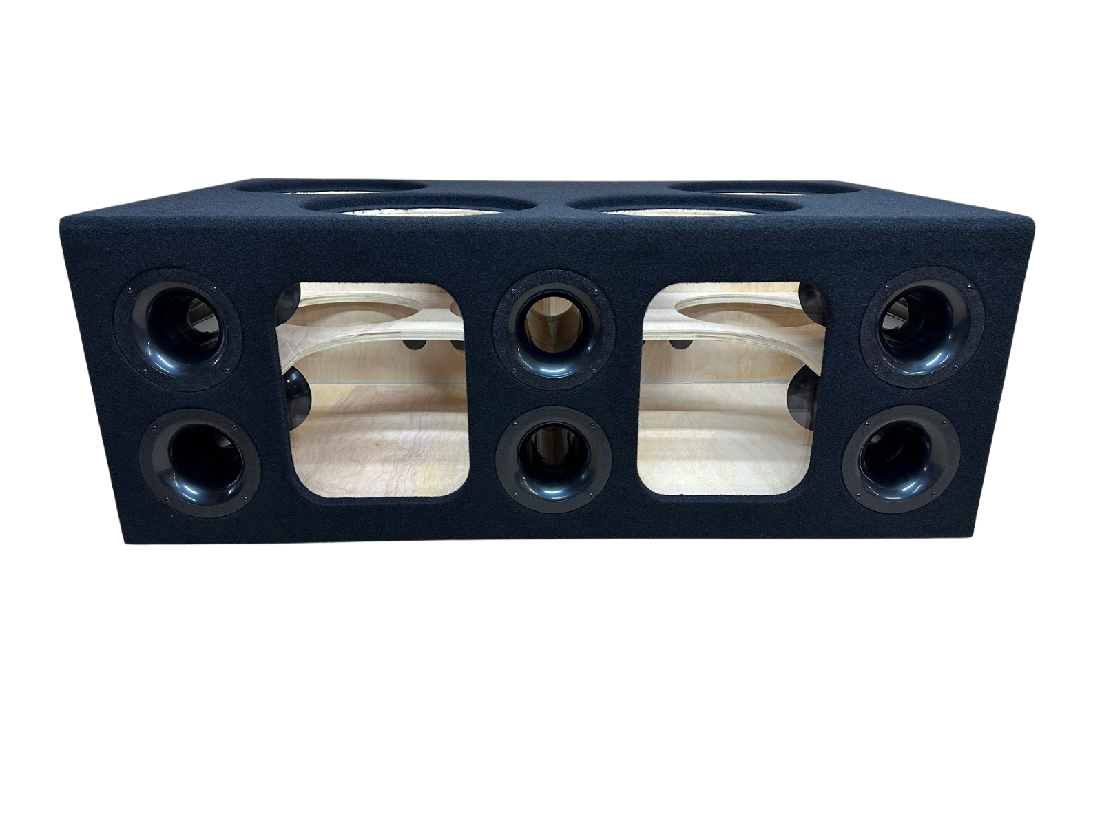 Custom Ported Sub Enclosure Box for 4 12" Skar Audio VXF-12 VXF Subs ...
