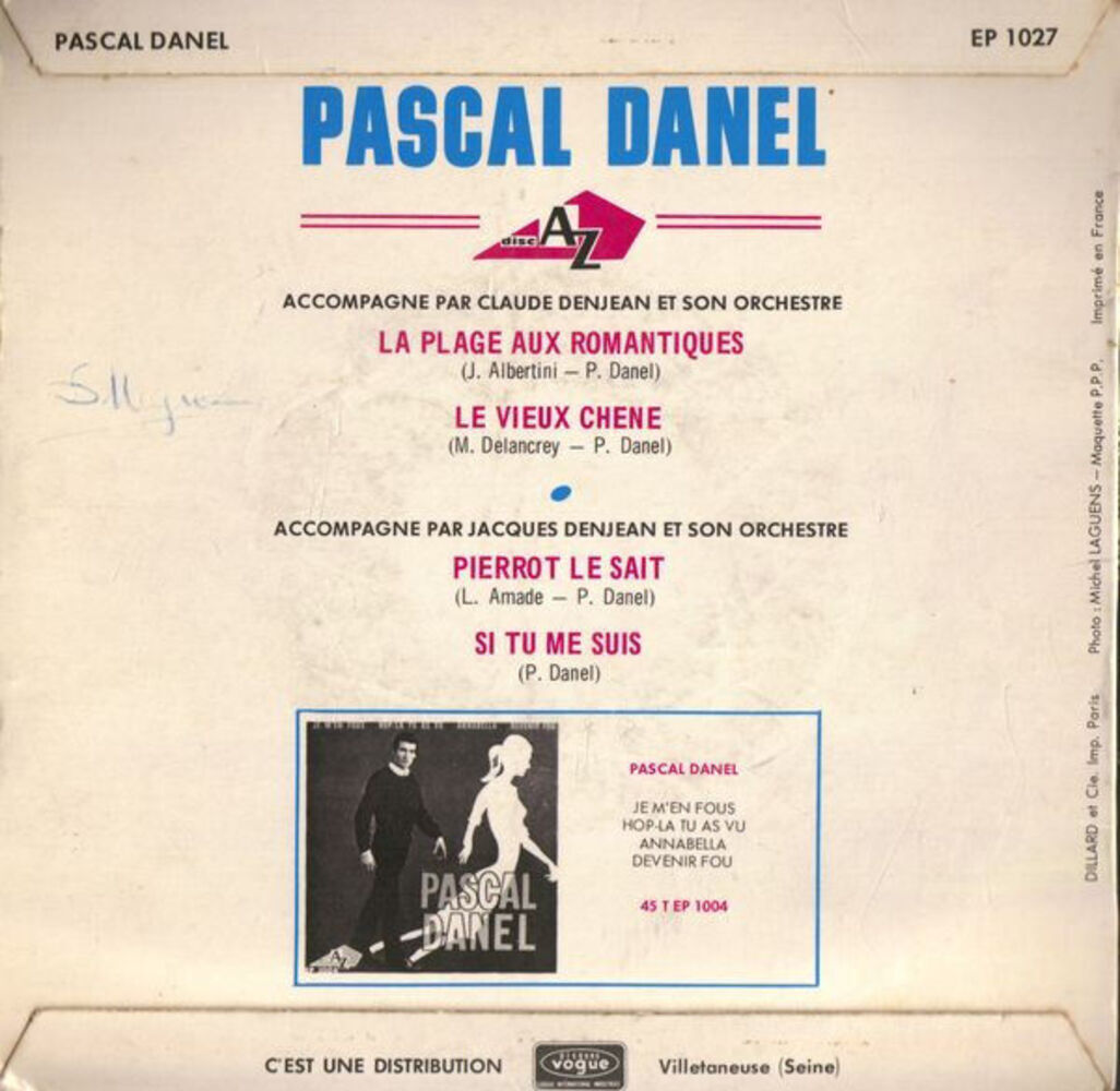 La Plage Aux Romantiques | Pascal Danel | Mauvais état | eBay