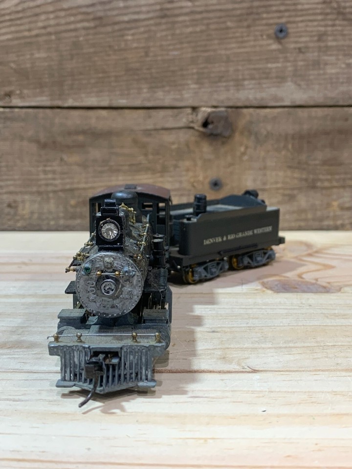 Vintage Denver & Rio Grande Western, HO Scale, 2-8-0 Locomotive with ...