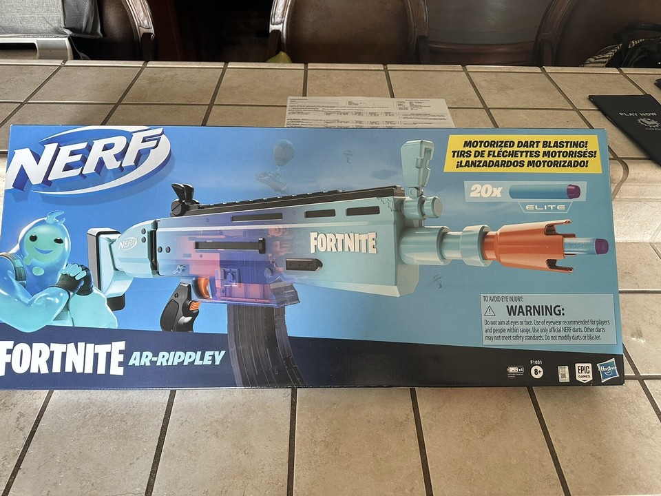 Nerf Fortnite AR-RIPPLEY Motorized Dart Blaster 630509973774| eBay