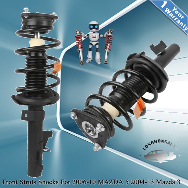 2pcs Front Full Strut Quick Shock Absorbers for 2006-10 MAZDA 5 2004-13 ...