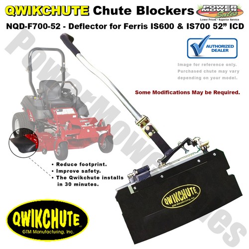 Qwikchute Chute Deflector for FERRIS & SNAPPER PRO 52" ICD DECK/NQD ...