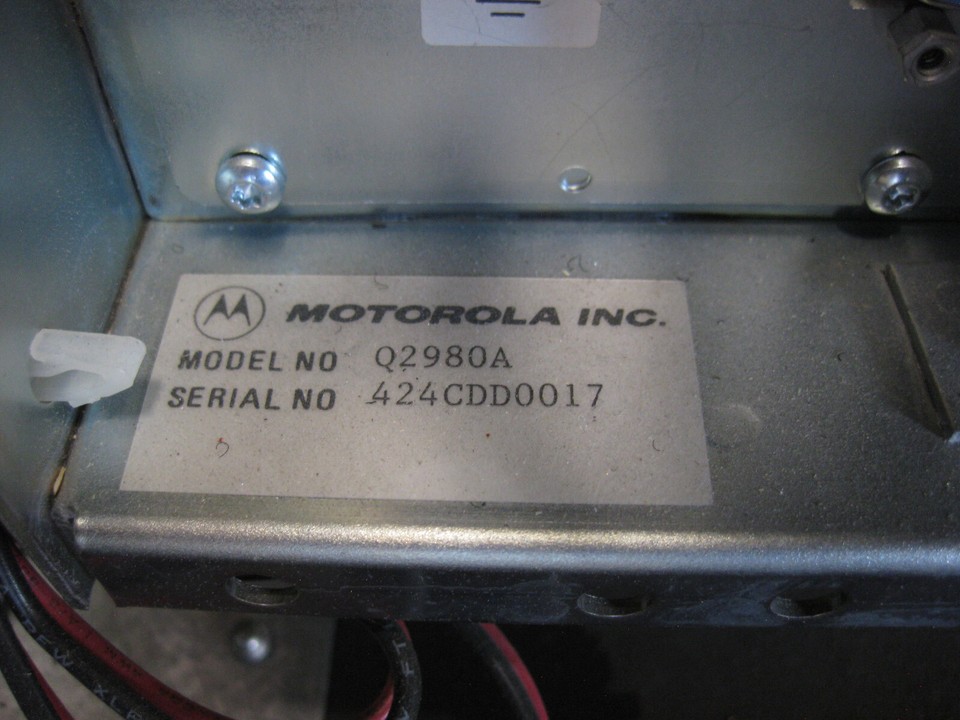 MOTOROLA Q2981A SECURENET DIGITAC COMPARATOR VOTER W/ MODULES (LOT# ...