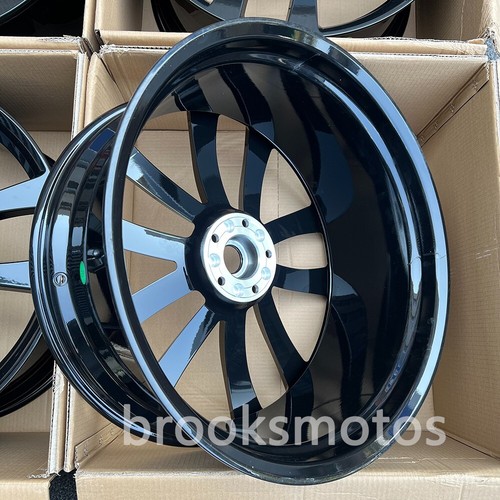 22" TWIN 5 SPOKE BLACK FORGED WHEELS RIMS FITS 2022+ RANGE ROVER VOGUE ...