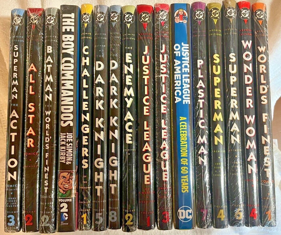 DC ARCHIVE EDITIONS +MARVEL MASTERWORKS - BRAND NEW SEALED - SILVER ...