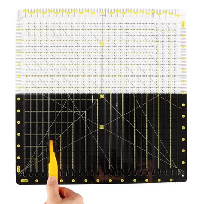 Quilting Ruler -Slotted Ruler for Precise Fabric Cutting Stripology ...