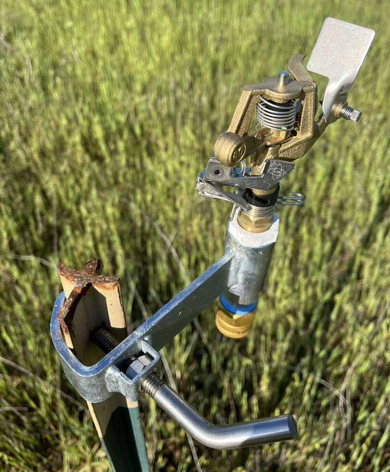 T-POST SPRINKLER & MADE IN SPAIN 1/2" BRASS IMPACT SPRINKLER COMMERCIAL ...
