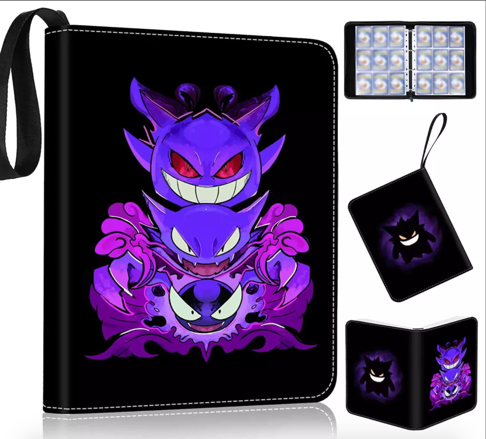 Gengar Pokemon Inspired Card Album Book Collectors Pocket Trading Card ...