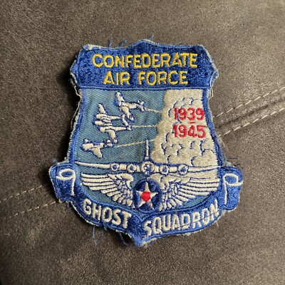 Vintage Confederate Air Force Ghost Squadron Japanese Made Jacket Patch ...