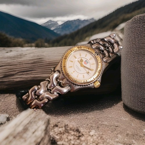 Tag Heuer Luxury 18k Gold Professional WG-1360 WG, Wk, Wh Women's Watch ...