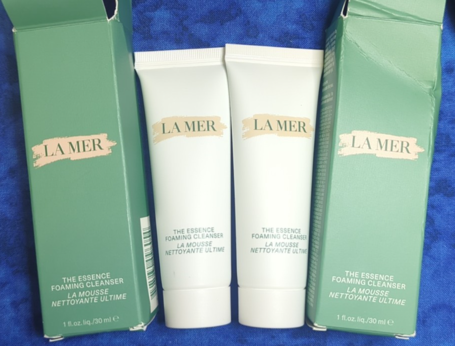 2 x La Mer The Essence Foaming Cleanser 1 oz each (slightly damaged ...