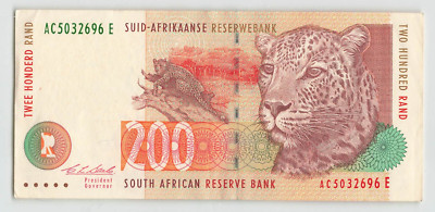 SOUTH AFRICA 200 Rand 1994, P-126a, Sign: Stals, Original AU About UNC ...