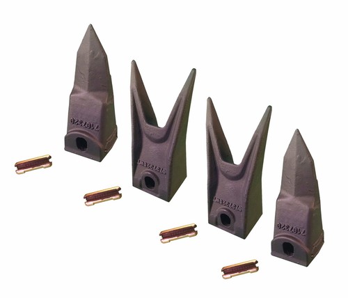 4 - Bobcat Style Excavator, Skid Rock Bucket Teeth & Pins - 7107321 ...