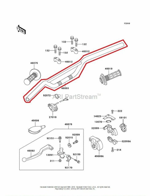 Kawasaki OEM Part 46003-0030-458 for sale online | eBay