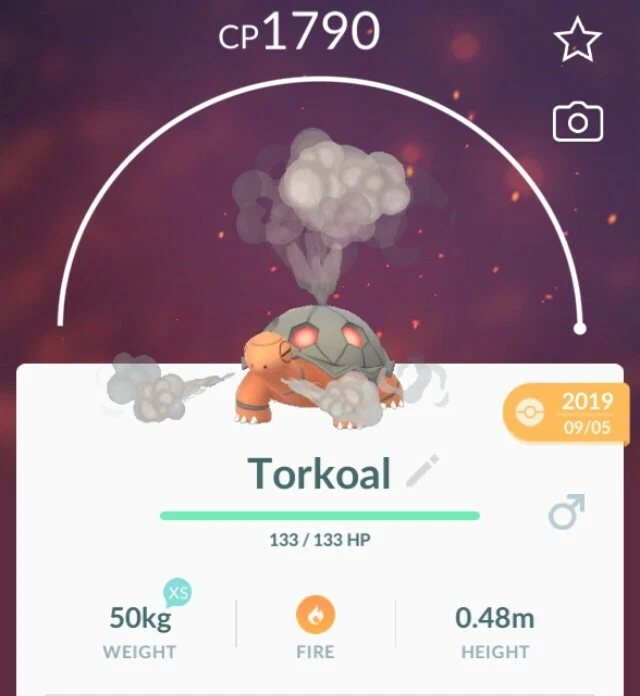 Torkoal Evolution Level