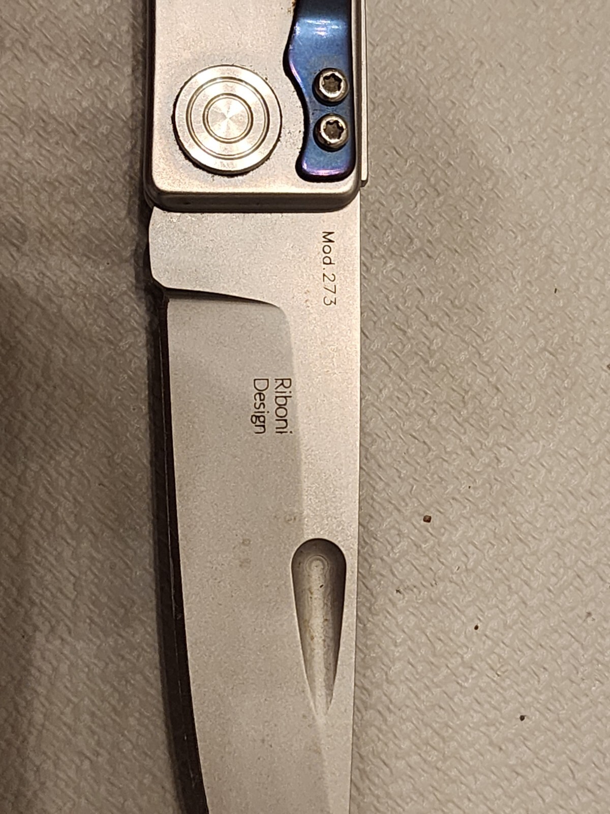 Maserin M273 - 80mm Stainless Steel Trigger Line Knife (Dark Wood ...