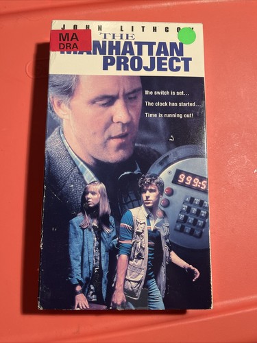 The Manhattan Project (1986) VHS TAPE John Lithgow, Christopher Collet ...