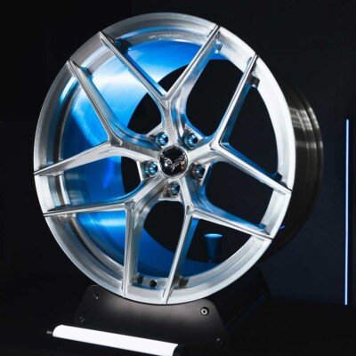 19" 20" WC-Forged WC5 Brushed Silver Wheels for Corvette C6 Stingray ...