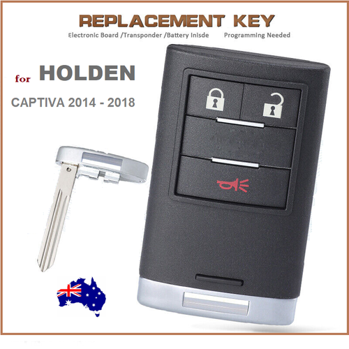 Smart Remote Car Key 433MHz fits Holden Captiva CG7 2014 2015 2016 2017 ...