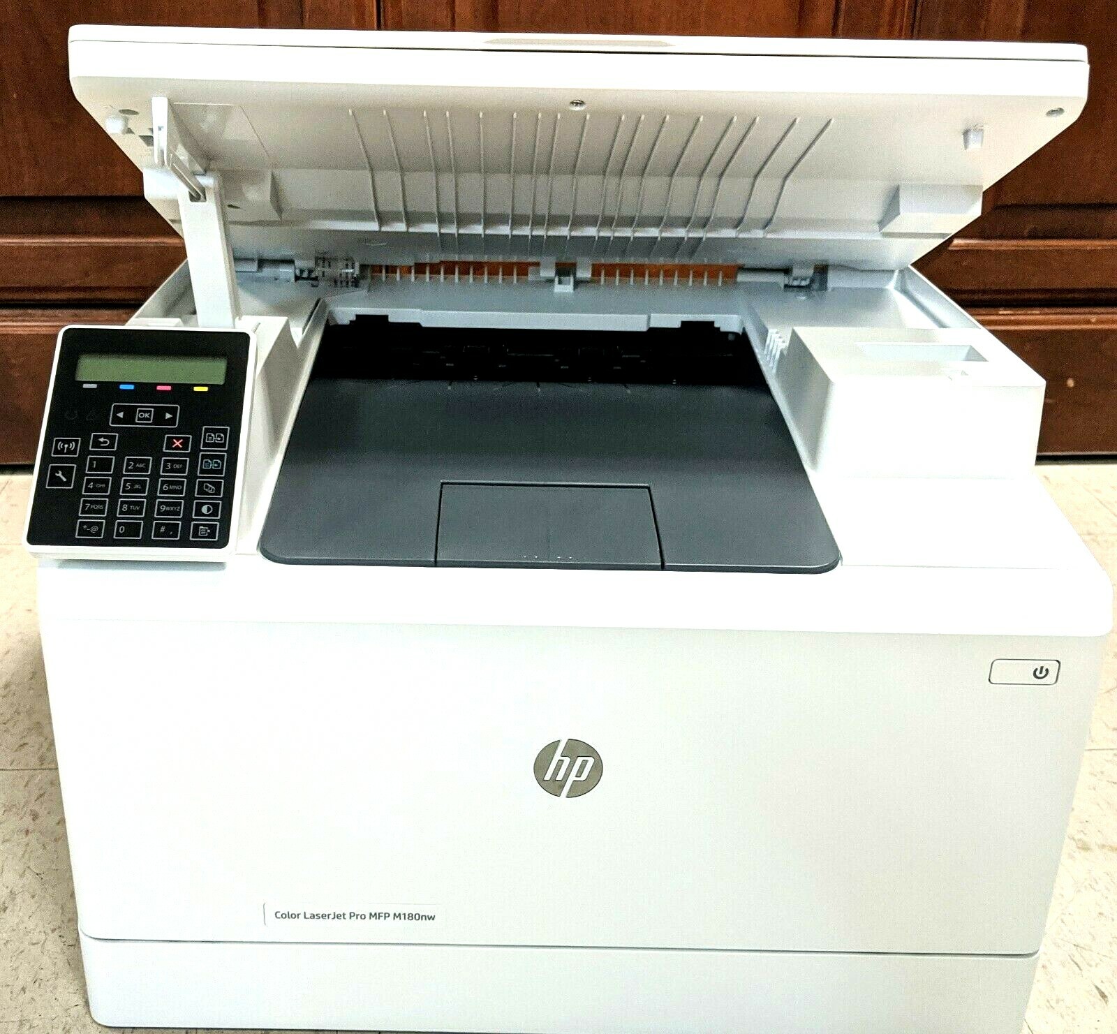 Hp Printer M180 Color LaserJet All-in-one Wireless Printer Used #167457 ...