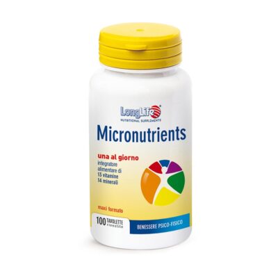 Longlife Micronutrients Integratore Multivitaminico-Minerale, 100 ...