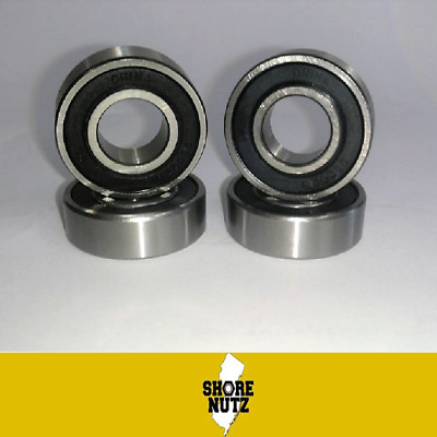 (4) 1604 2RS SEALED BALL BEARING 3/8 ID X 7/8 OD X 11/32 (.3438") WIDE ...