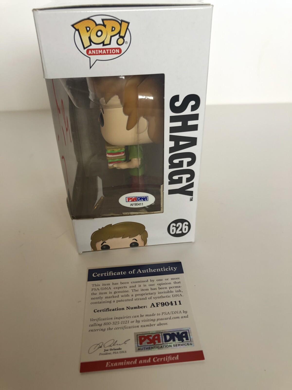 Matthew Lillard Signed Autographed Shaggy Scooby Doo Pop Funko PSA DNA ...