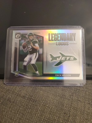 2021 Panini Donruss Optic Zach Wilson Legendary Logos Holo Prizm Rookie ...