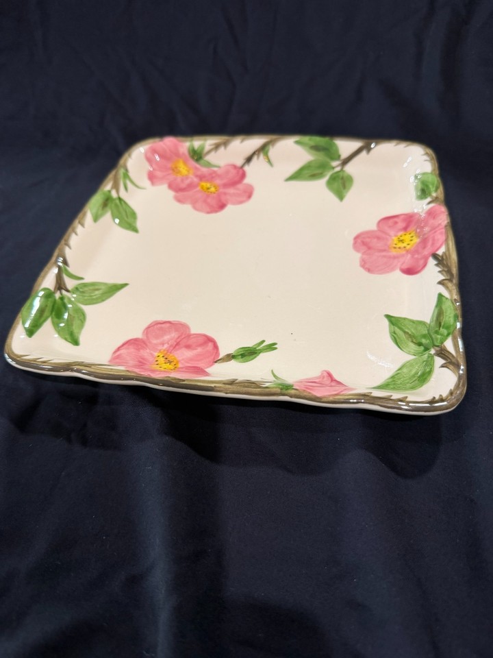 Franciscan DESERT ROSE USA Square Microwave Tray and Butter lid | eBay