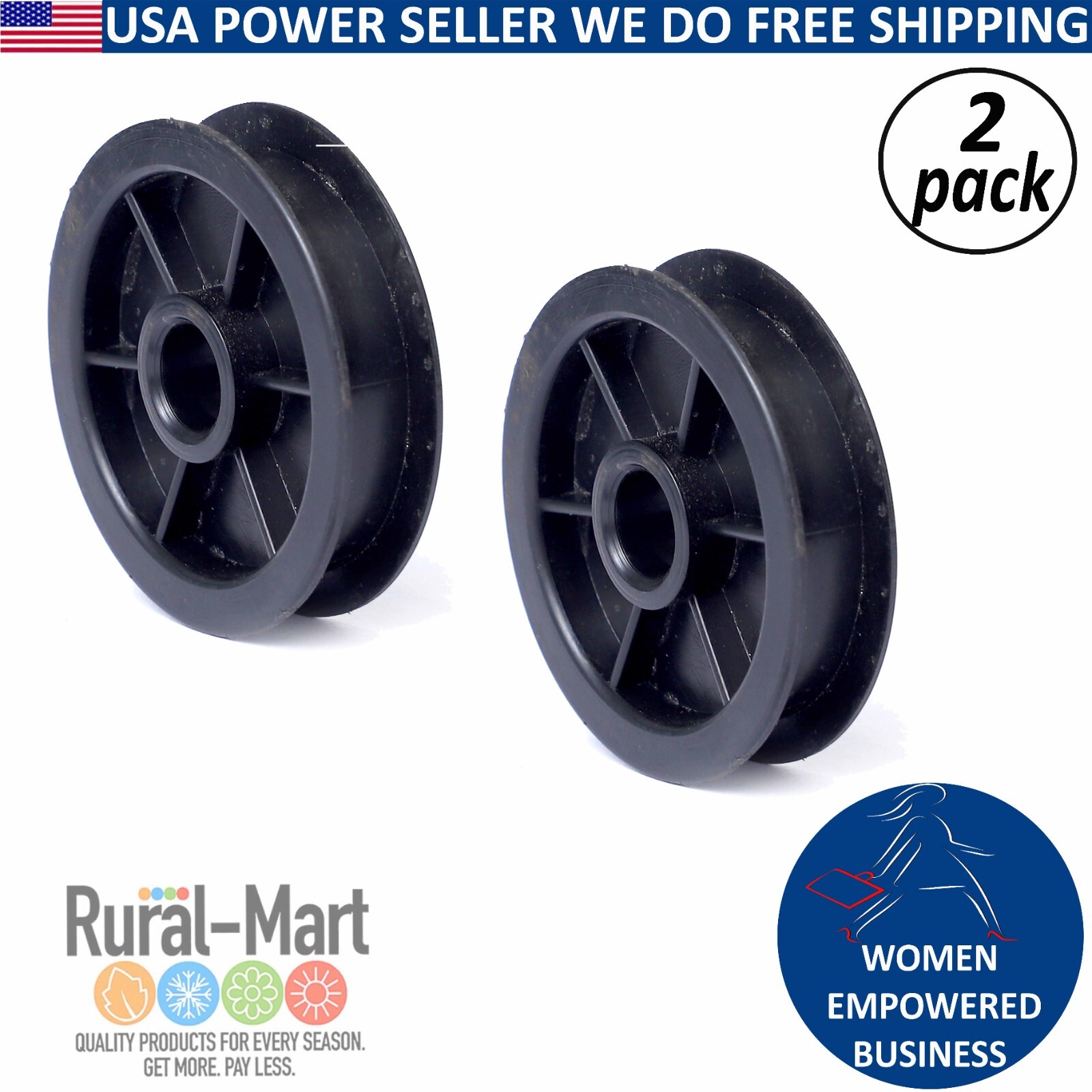 2pk 144C54 LiftMaster Chamberlain Sears Belt Drive Pulley Door Opener ...