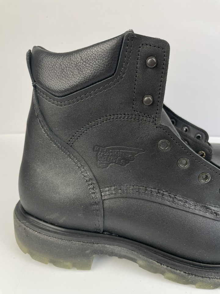 Red Wing 3507 Supersole 2.0 6” CSA Safety Toe Black Leather Boots ...