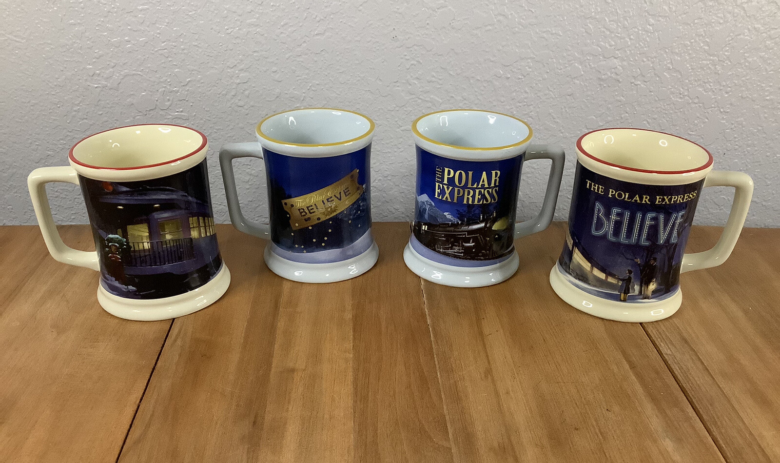 The Polar Express Mugs - Set Of 4 | eBay